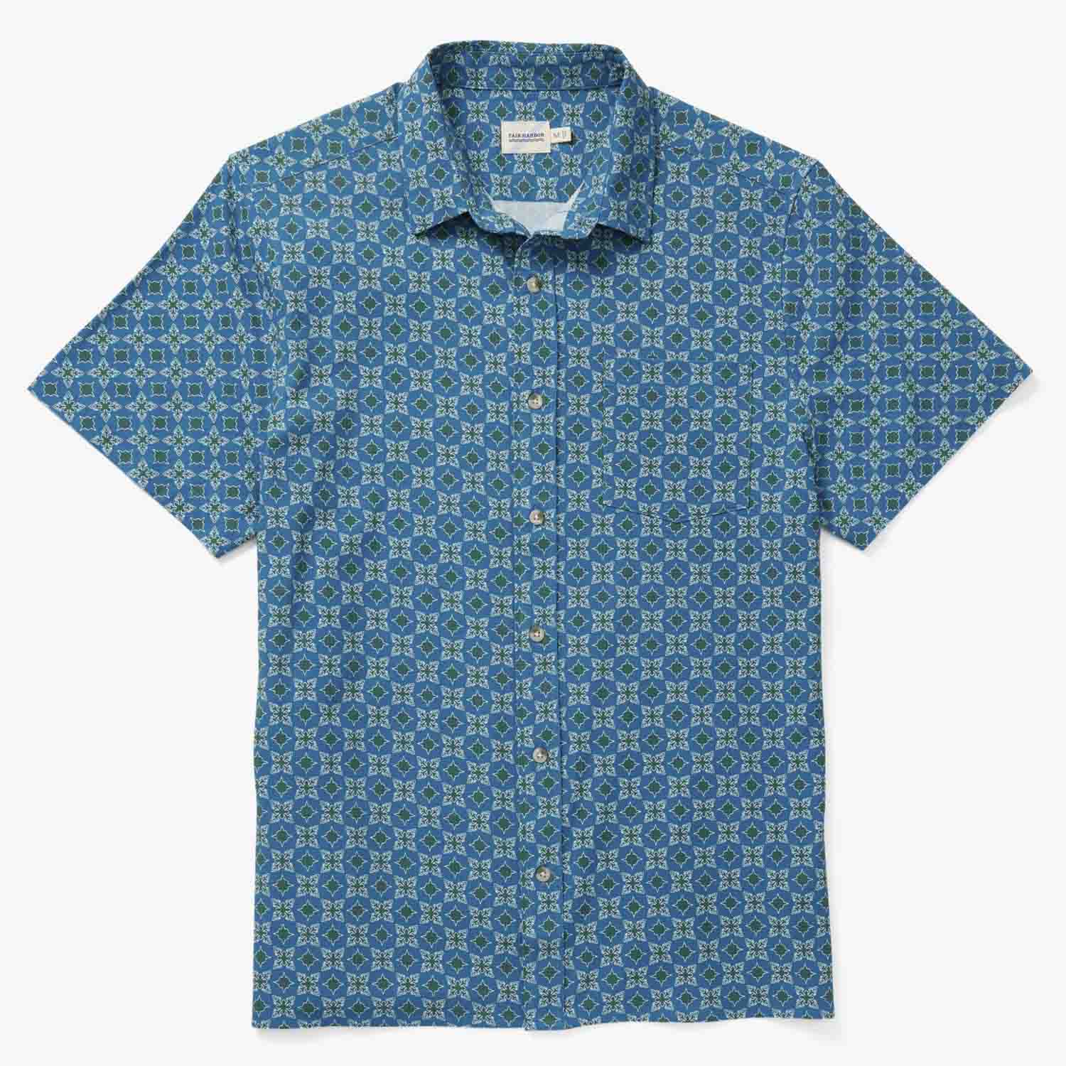 The Positano Shirt | Blue Listello – Fair Harbor