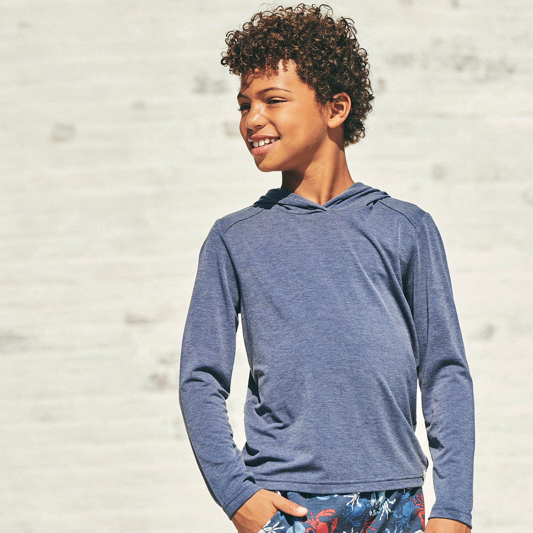 Kids SeaBreeze Hoodie | Blue Glow – Fair Harbor
